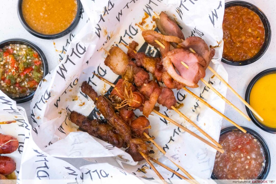 DLLM Lok Lok Review: Lok Lok Stall With $1 Skewers And Salted Egg Sauce ...