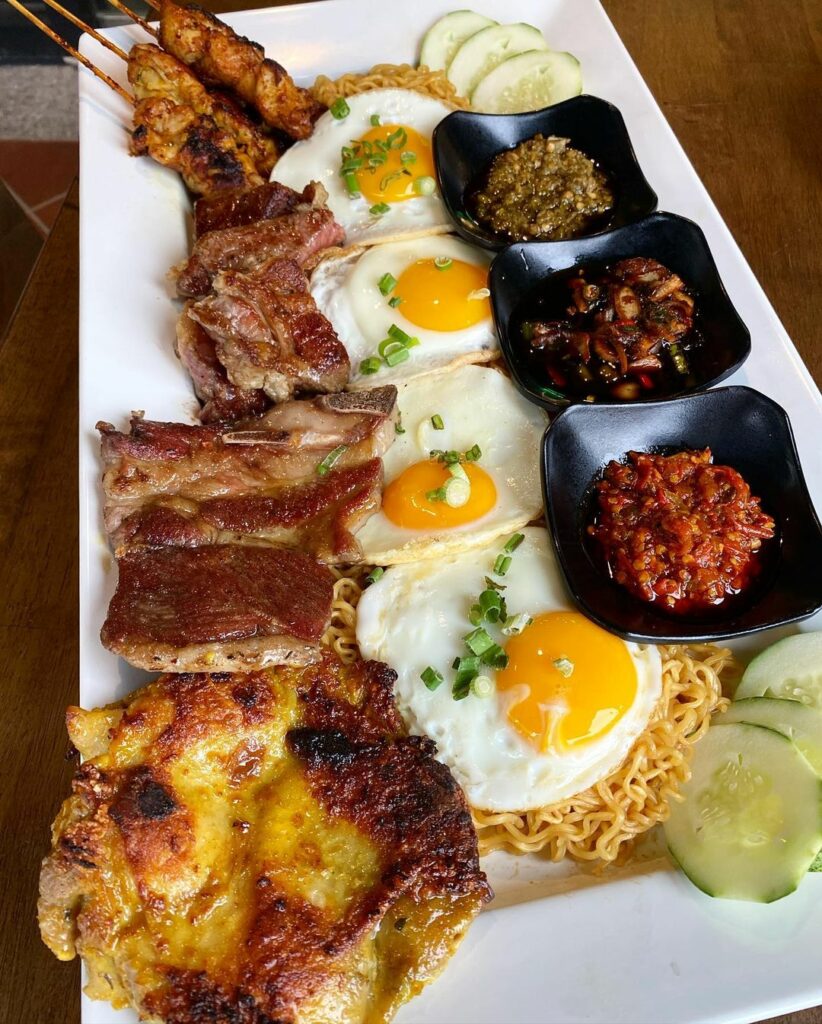 IndoBowl Has XXL IndoMie Platter With Steak, Lamb Chop, Ayam Bakar And More