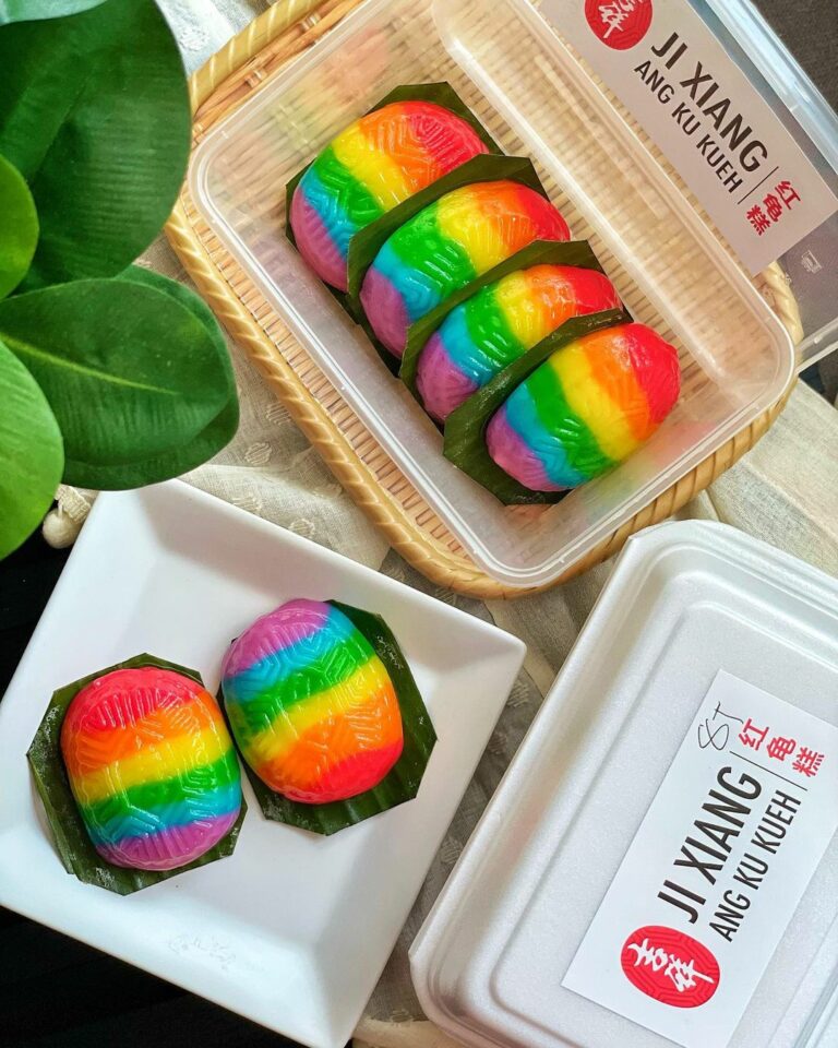 Ji Xiang Confectionery Has Rainbow Ang Ku Kueh At Bugis