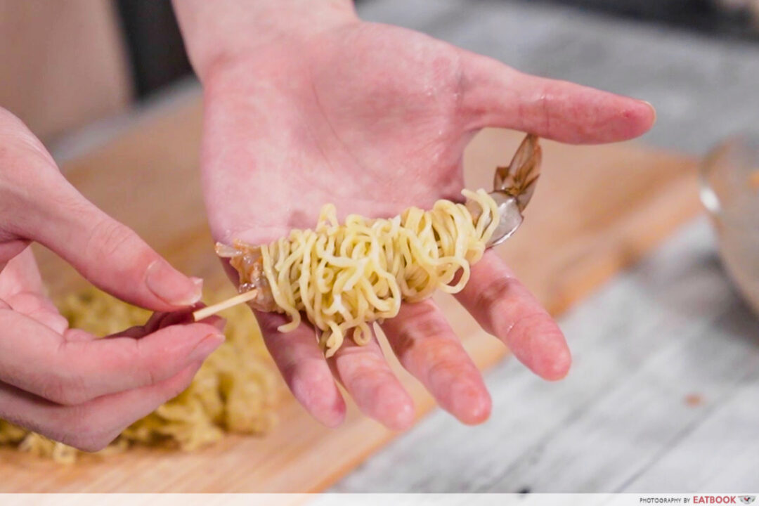 Easy 3-Course Indomie Recipe Including Noodle Wrapped Prawns And ...