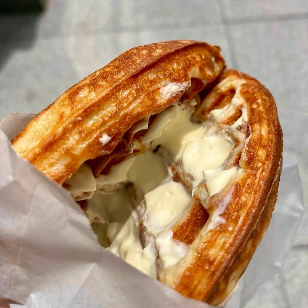 Bakery Cuisine One Raffles Place Has Old-School Cream Cheese Waffles ...
