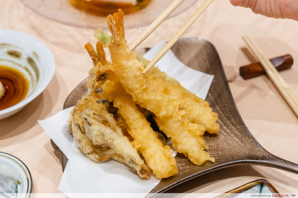 Tempura Makino Review: Freshly Fried Tempura From $1.50++ Including Uni ...