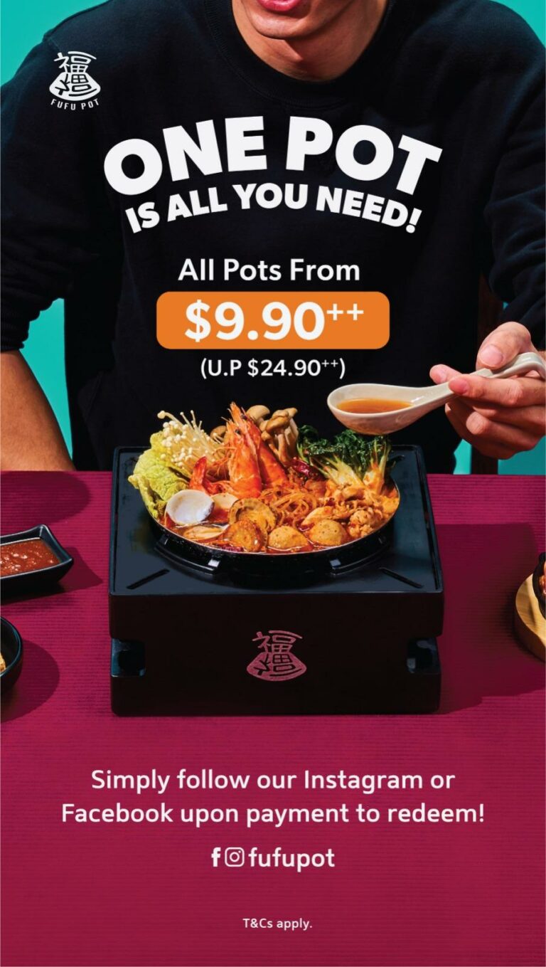 FuFu Pot: New Restaurant At Dhoby Ghaut With $9.90++ Personal Hotpot ...