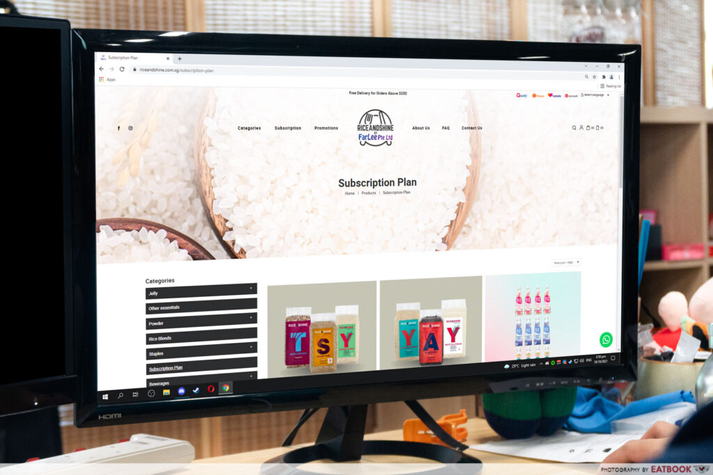 Rice And Shine Is A Customisable Rice Subscription Service With 8 ...