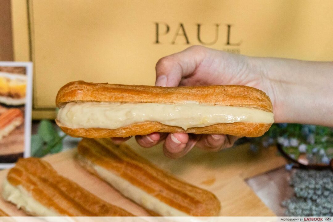 PAUL Bakery Has XL D24 Durian Eclairs Almost As Long As Your Face
