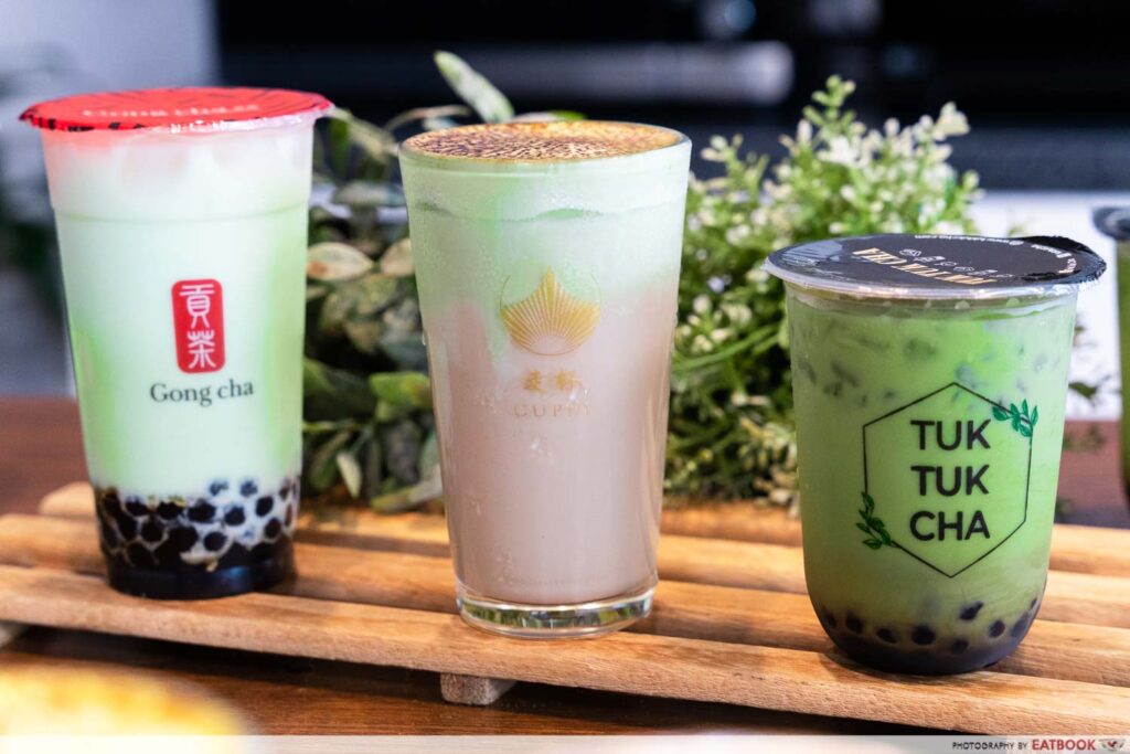 Get Limited Edition Pandan Creme Brulee And Honeydew Milk Bubble Tea On ...