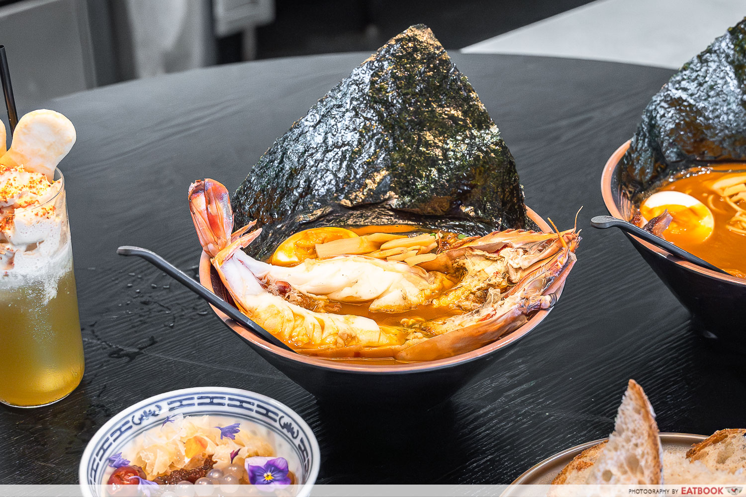 One Prawn & Co Review: XL Prawn Ramen At New Bahru | Eatbook.sg