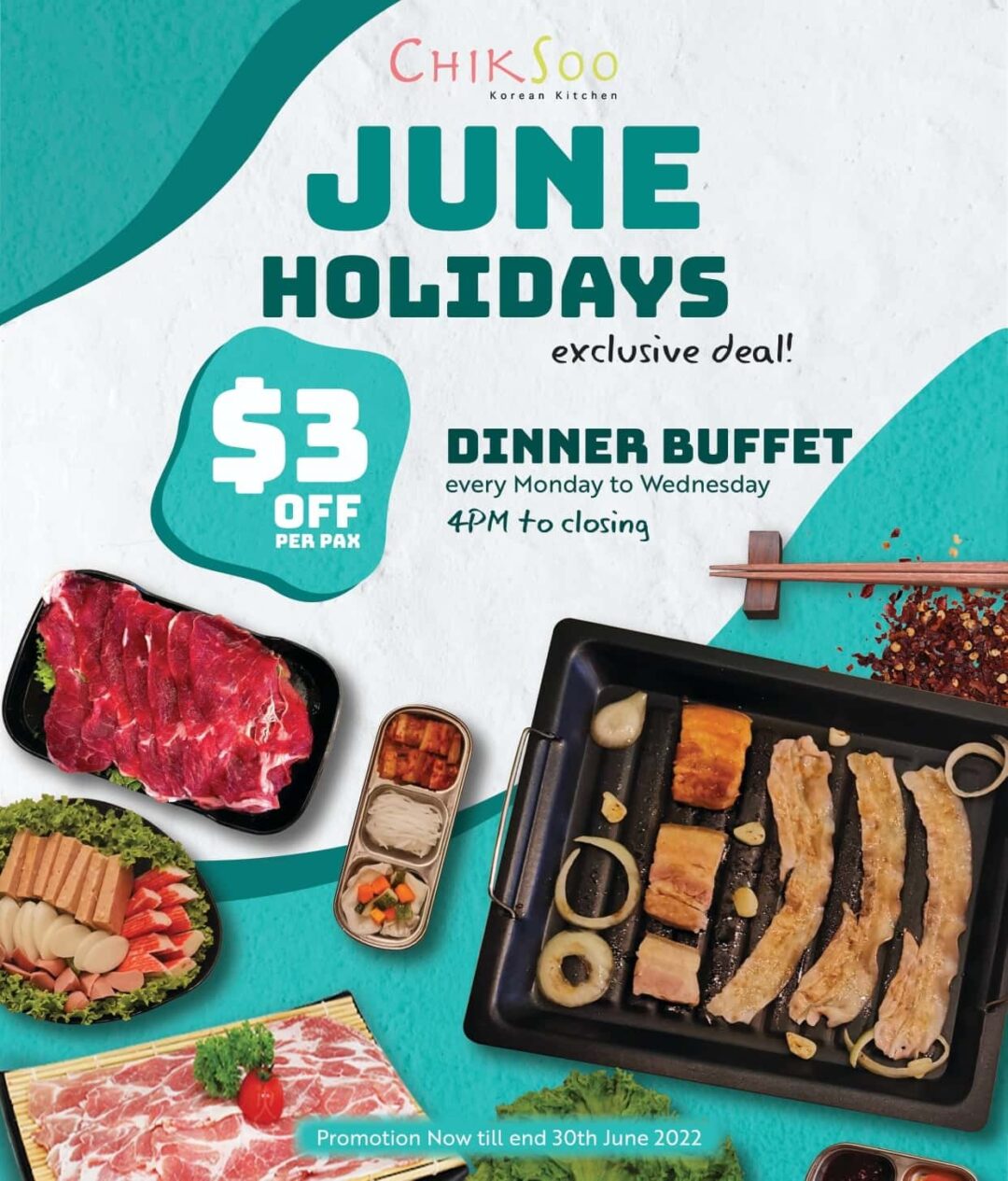 Chiksoo Korean Kitchen In Punggol Has KBBQ Buffet For Only $22.90 ...