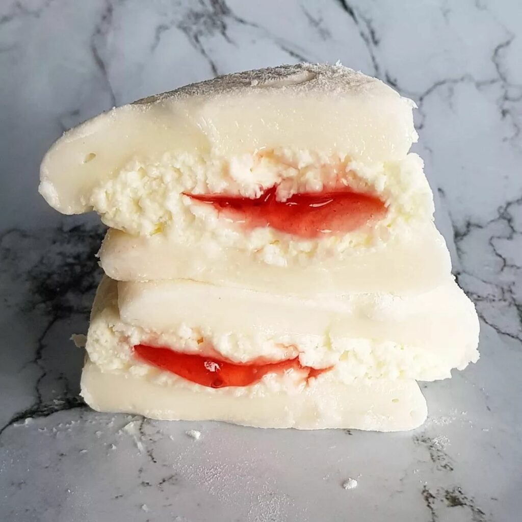 Don Don Donki Has New Strawberry Cream Cheese Mochi Sandwiches | Eatbook.sg