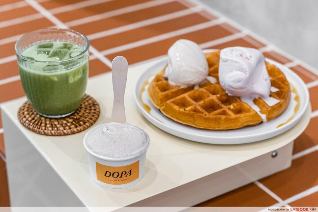 Dopa Review: Gelato Cafe In Tanjong Pagar With Nutty Ice Cream Flavours ...