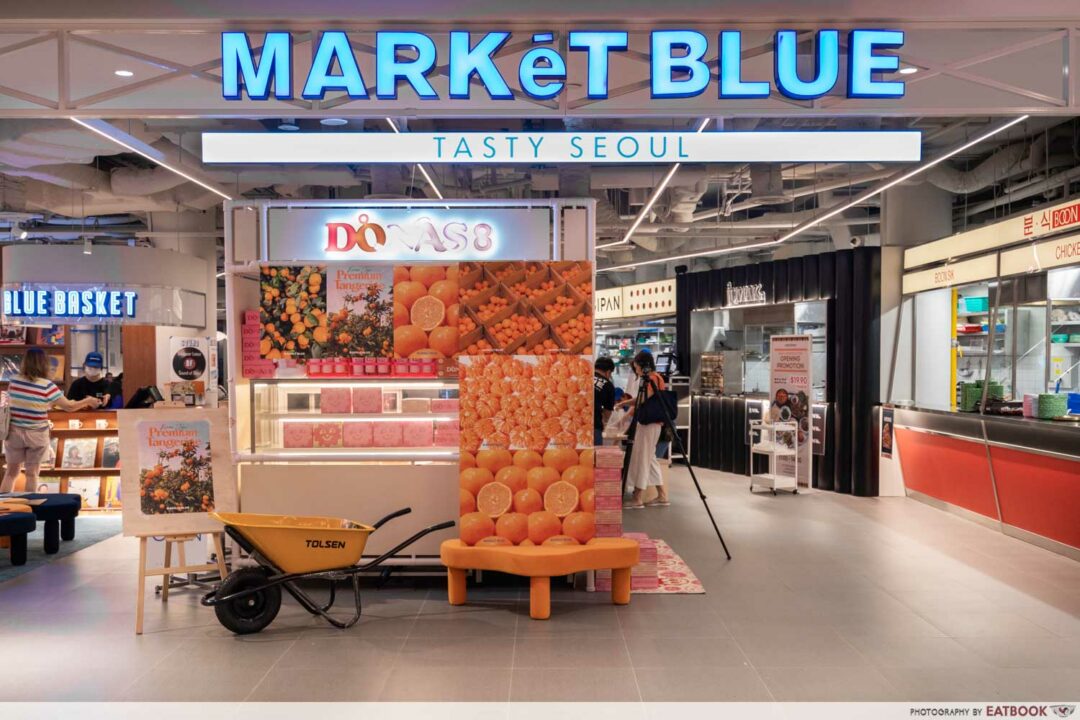 Market Blue: Korean Kopitiam In Tanglin Mall With A Ramyeon Library | Eatbook.sg