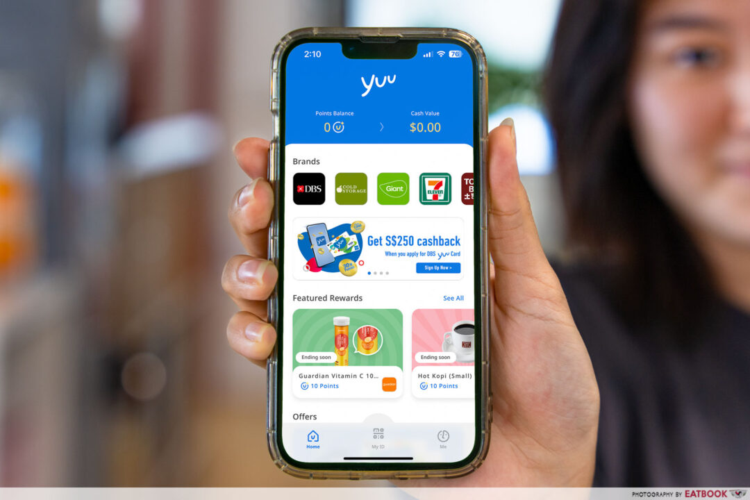 Yuu App Lets You Earn Rewards At Over 1,000 Places | Eatbook.sg