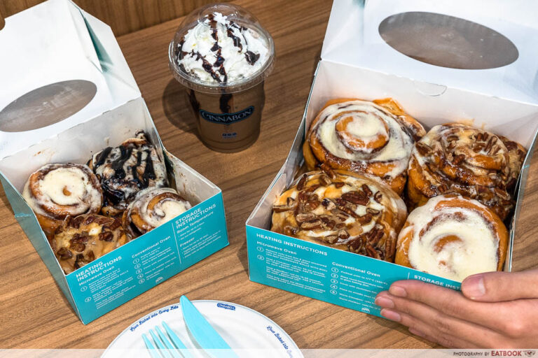 Cinnabon: Famous American Cinnamon Rolls In Singapore | Eatbook.sg