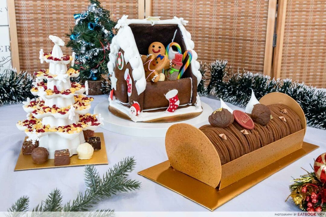 8 X'mas Desserts With Up To 25% Off, From Log Cakes To Gingerbread ...