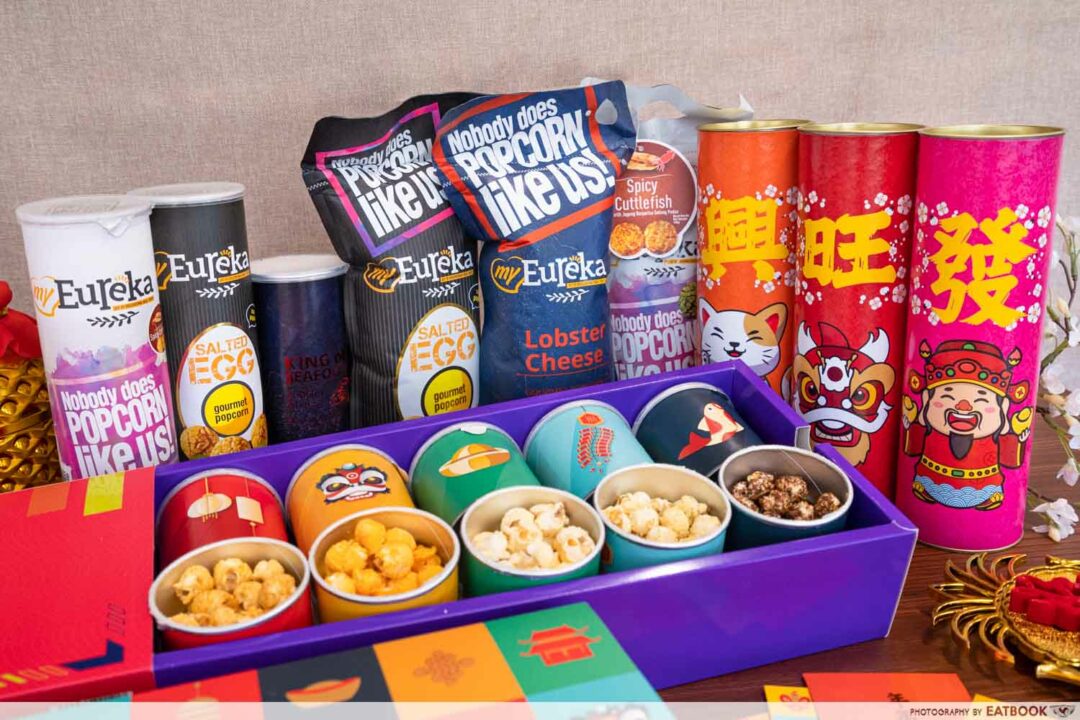 myEureka Has Lobster Cheese And Salted Egg Popcorn For CNY | Eatbook.sg