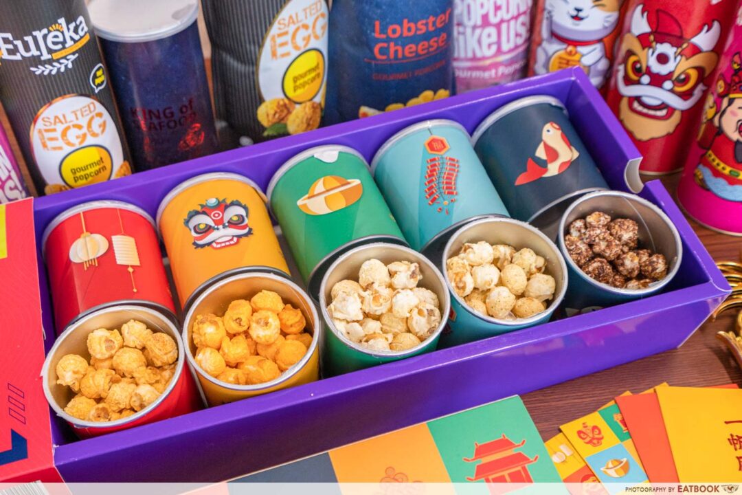myEureka Has Lobster Cheese And Salted Egg Popcorn For CNY | Eatbook.sg