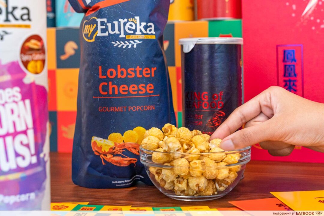 myEureka Has Lobster Cheese And Salted Egg Popcorn For CNY | Eatbook.sg