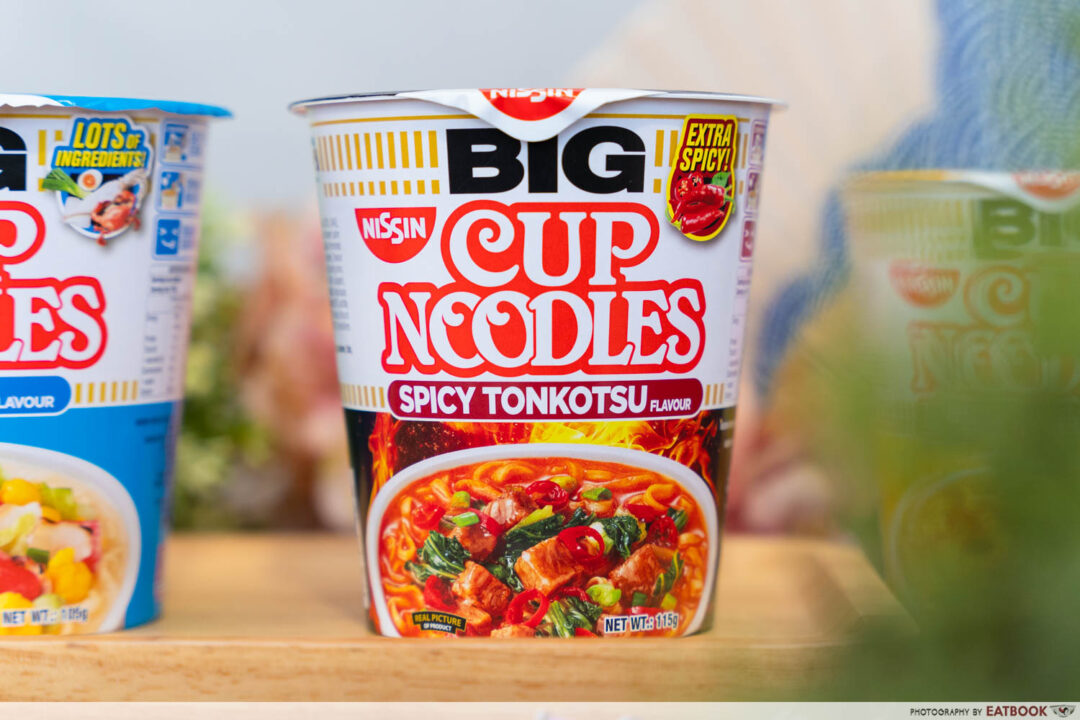 NISSIN Launches Spicy Tonkotsu Big Cup Noodles | Eatbook.sg