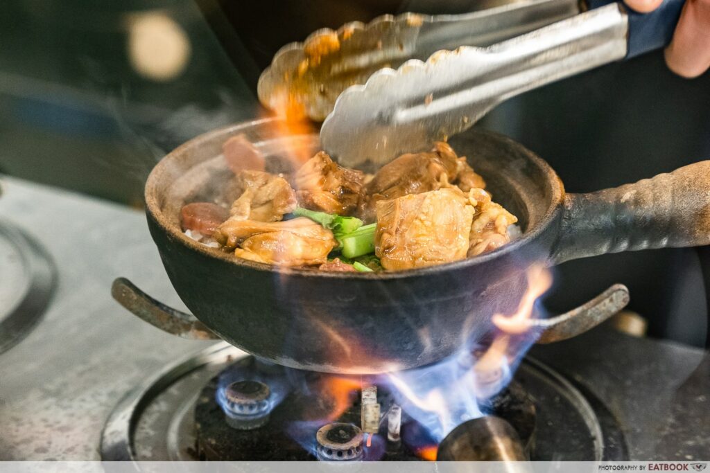 Sabo Sia Review: Spinning Claypot Rice Stall In Yishun | Eatbook.sg