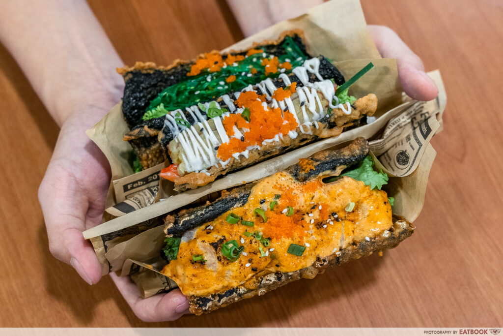 Kenji Taco Sushi: $3 Oysters And Sushi Tacos At Yishun | Eatbook.sg