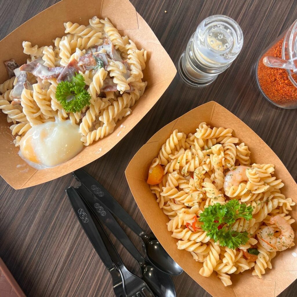 Mr. Burger: $5.90 Ramly Burgers And Pasta In Bugis | Eatbook.sg