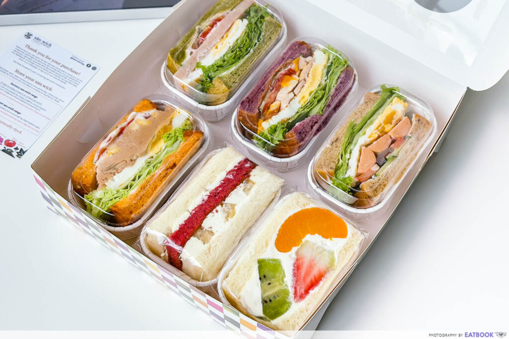 San.wich: Colourful Japanese-Inspired Sandwiches At Lot One | Eatbook.sg