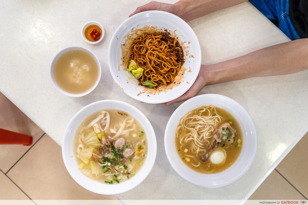Xin Ban Mian Review: 24-Hour Eatery With Bak Kwa Noodles | Eatbook.sg