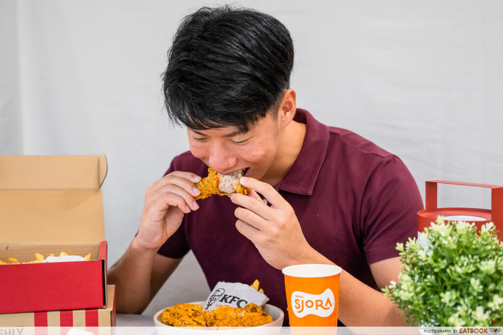 KFC Goldspice Salted Egg Fried Chicken Is Back | Eatbook.sg