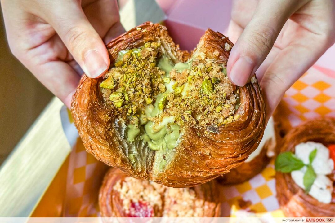 Swish Rolls Has New Mochi Croissant Egg Tart At Paragon | Eatbook.sg