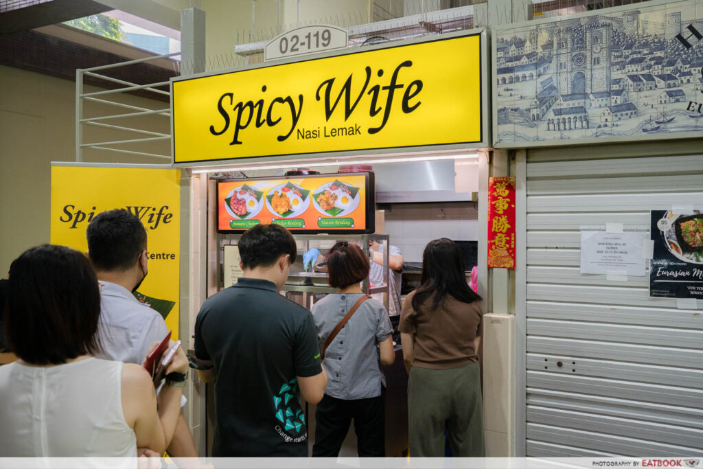Spicy Wife Review: Popular Nasi Lemak In Telok Ayer | Eatbook.sg