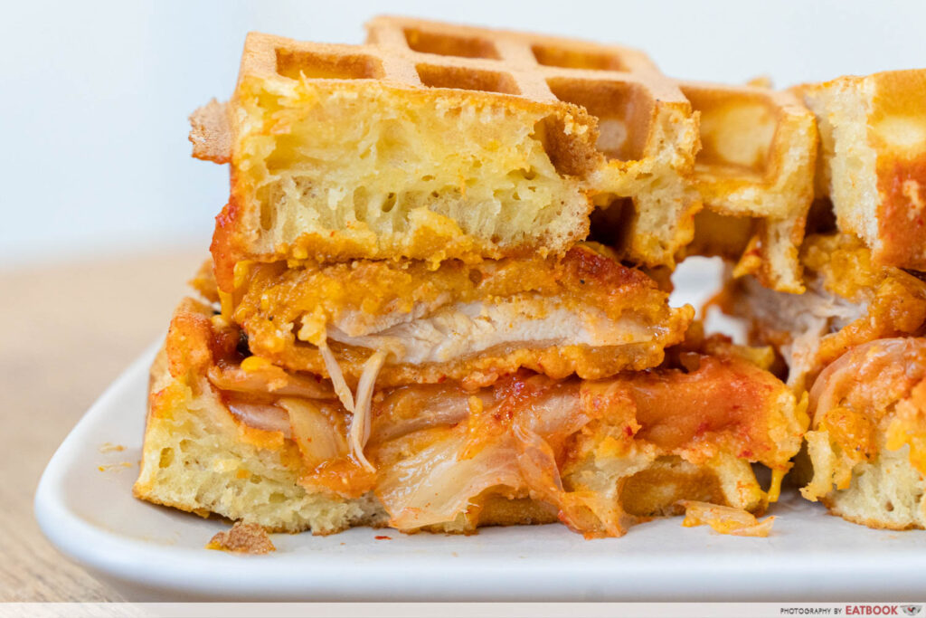 Waffl Review: Jurong East Cafe Sells Waffle Burgers | Eatbook.sg
