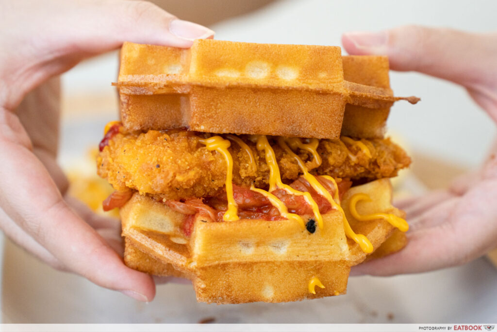 Waffl Review: Jurong East Cafe Sells Waffle Burgers | Eatbook.sg