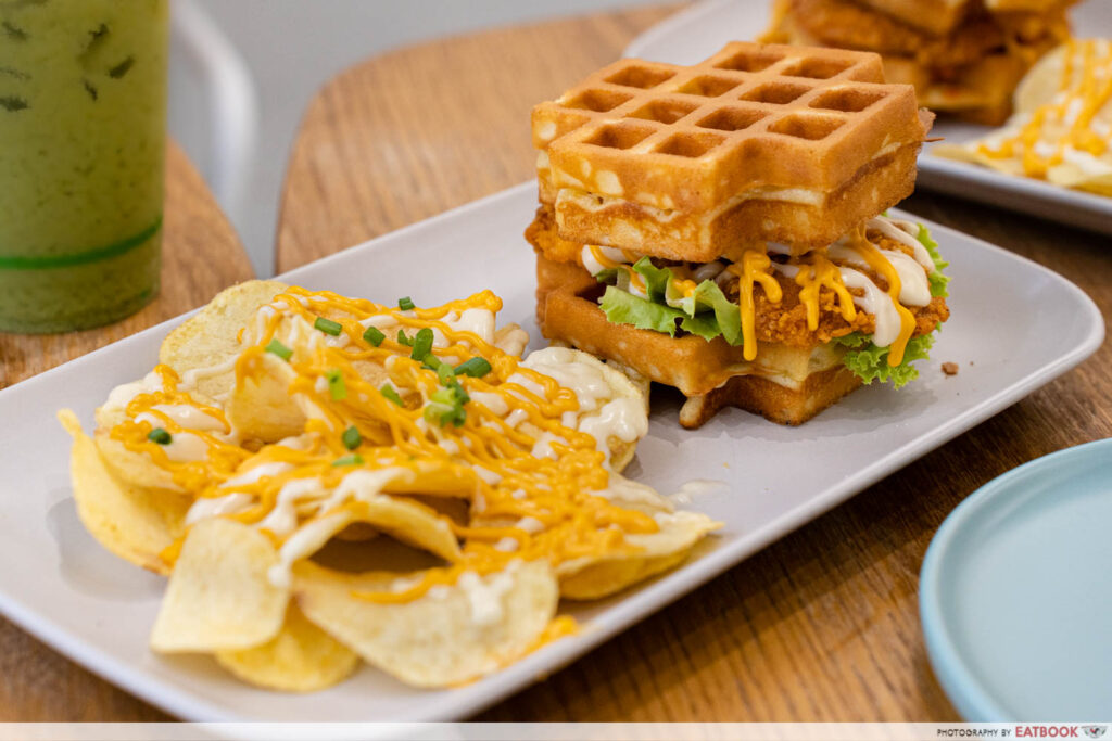 Waffl Review: Jurong East Cafe Sells Waffle Burgers | Eatbook.sg