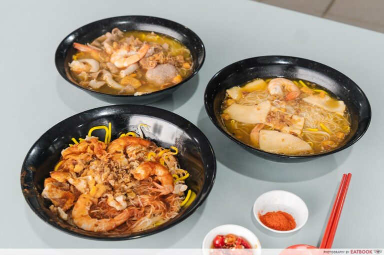 Amoy Street Boon Kee Prawn Noodles Review: Long Queue Prawn Mee In Queenstown | Eatbook.sg