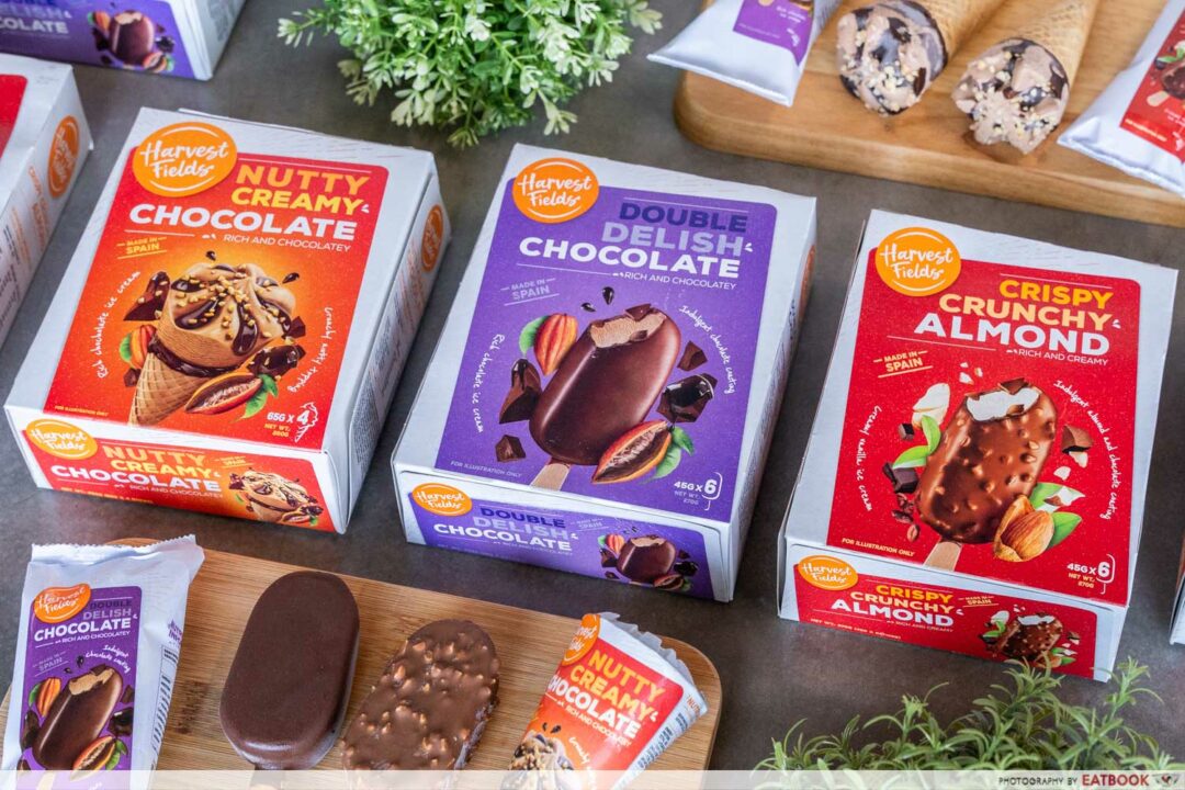 Harvest Fields Has New Ice Cream Sticks And Cones | Eatbook.sg