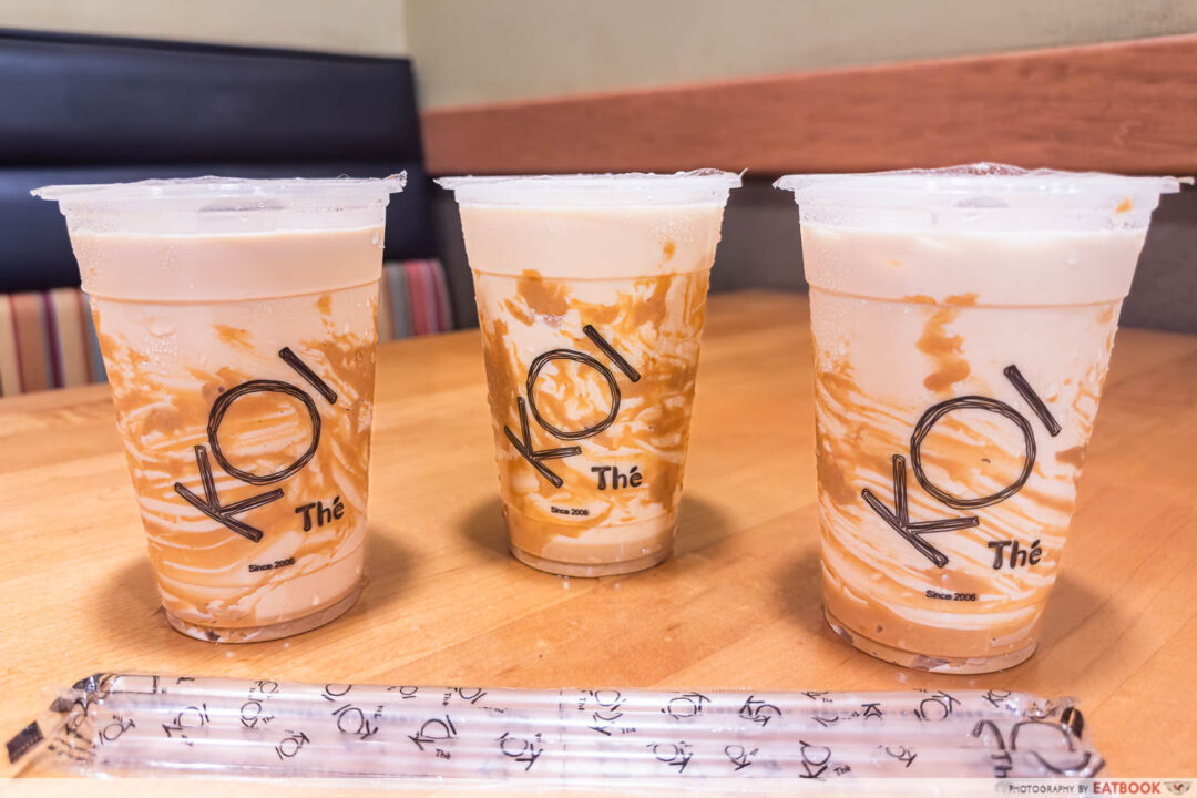 KOI Has New Peanut Butter Bubble Tea | Eatbook.sg