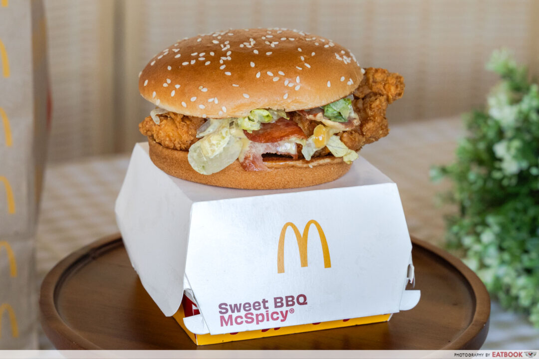 McDonald’s Has A New Sweet BBQ McSpicy | Eatbook.sg