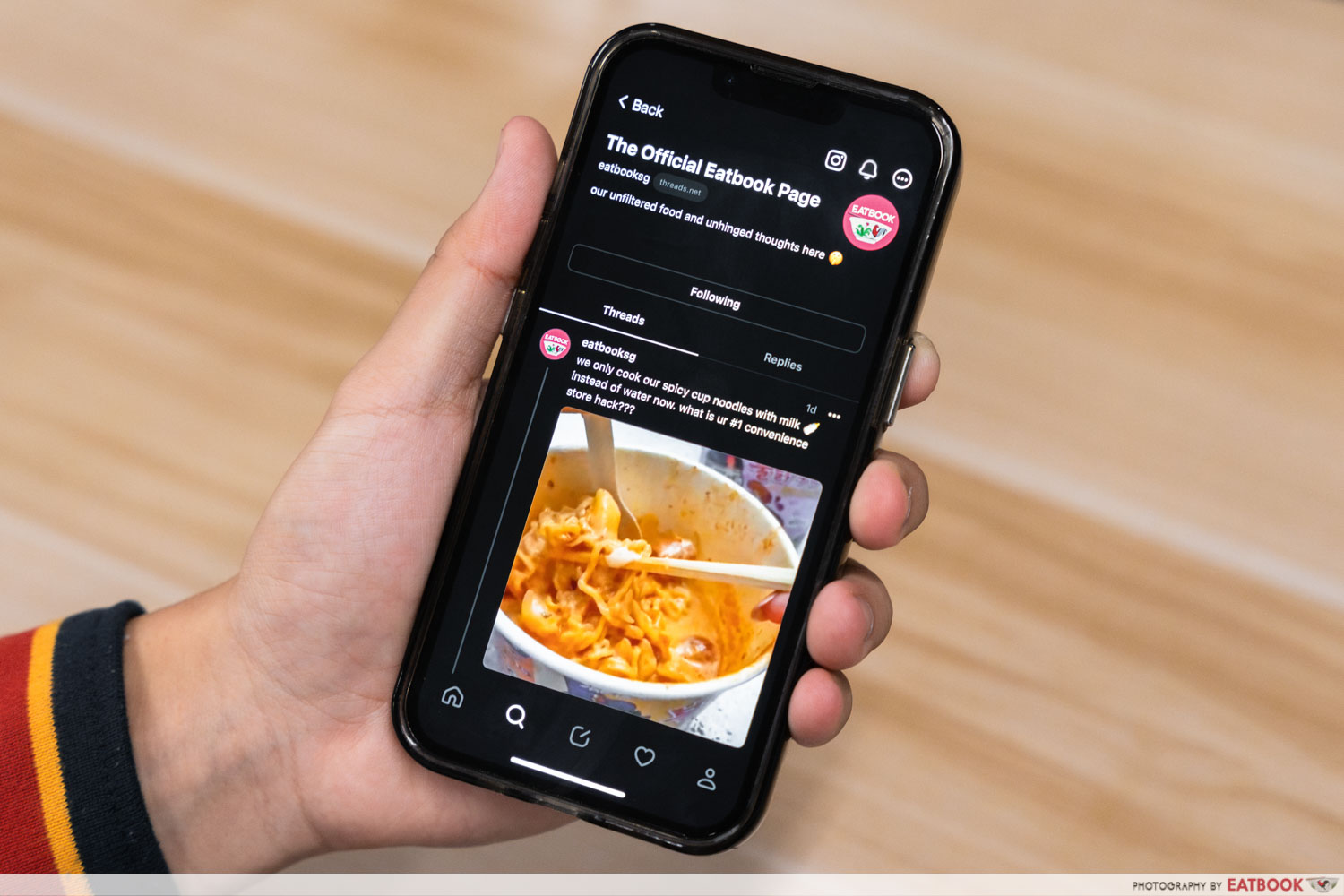 7 Best Threads Accounts To Follow For Food Content | Eatbook.sg