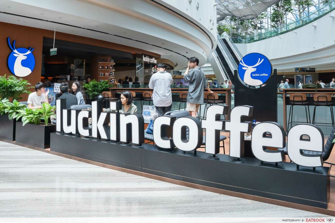 Luckin Coffee Opens At Jewel Changi | Eatbook.sg