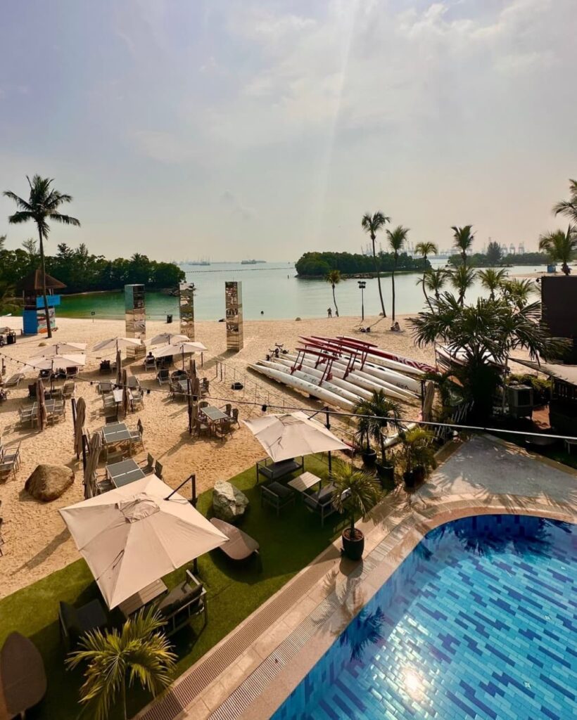 8 Best Beach Clubs In Sentosa For Cocktails And Sea Views | Eatbook.sg
