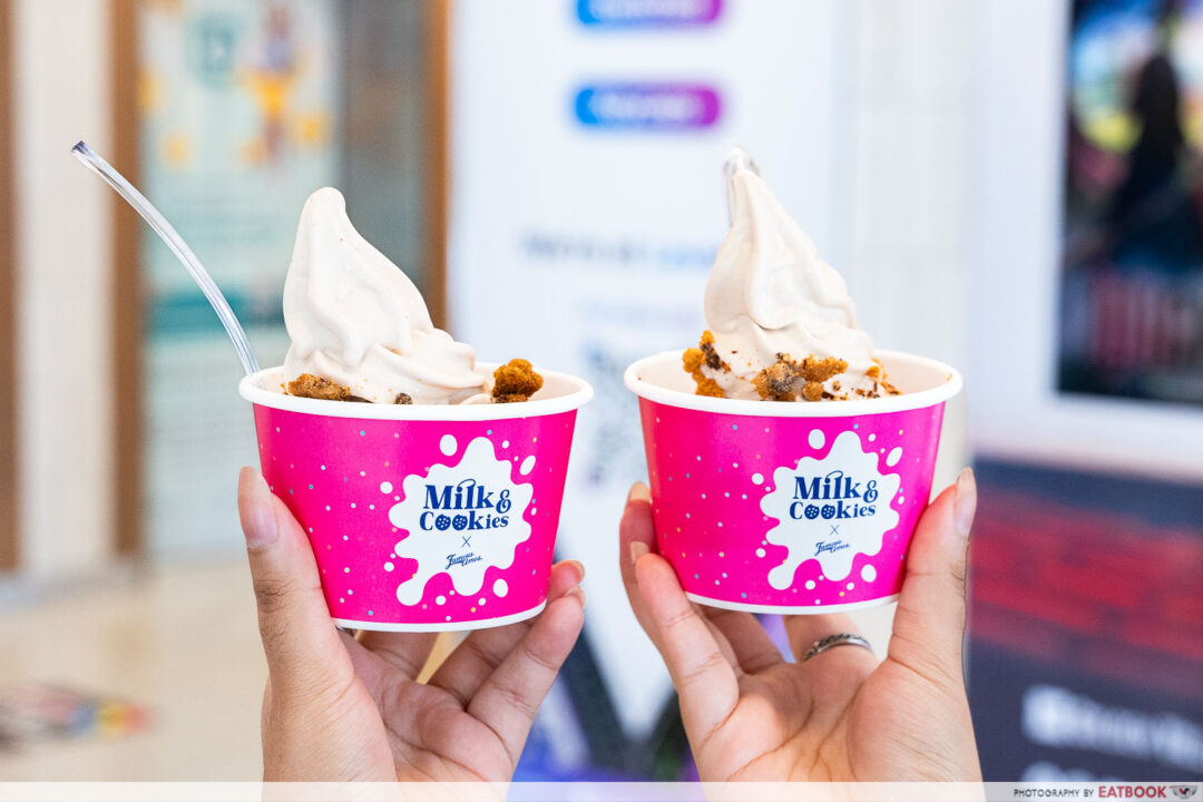 Milk & Cookies x Famous Amos Has Cookie Soft Serve In Somerset | Eatbook.sg