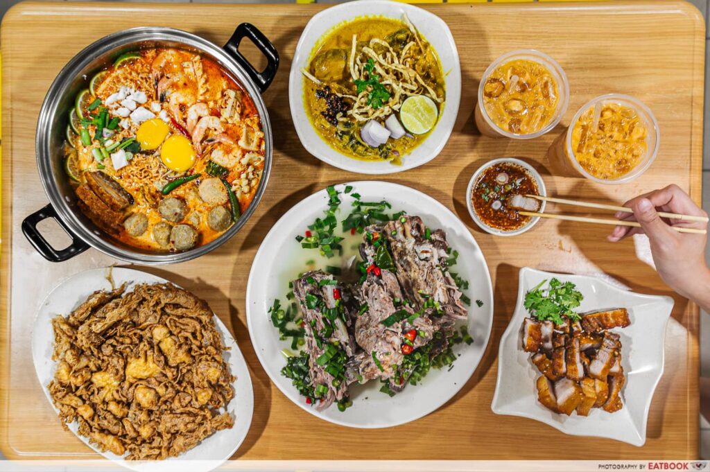 Korat Thai Cafe Review: XXL Pork Spine, Tom Yum Mama And More In ...