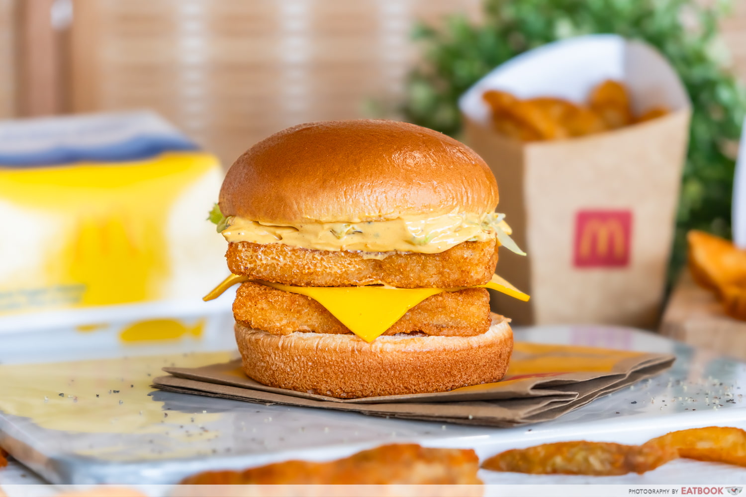 McDonald’s Has New Black Pepper Cheese Filet-O-Fish Burger | Eatbook.sg