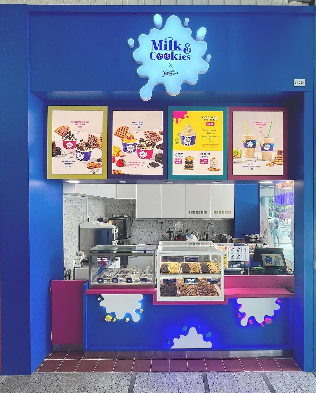 Milk & Cookies x Famous Amos Has Cookie Soft Serve In Somerset | Eatbook.sg