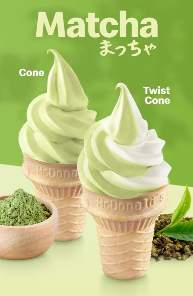 McDonald’s Matcha Ice Cream Is Back | Eatbook.sg
