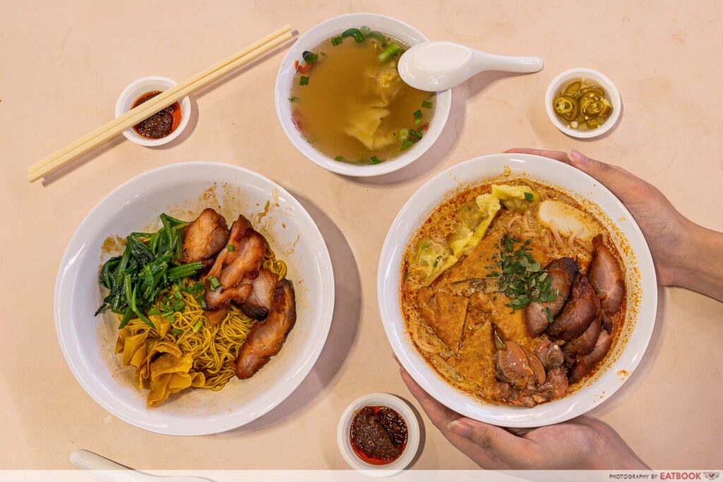 Tong Sheng Mian Jia Review: Unique Wonton Laksa In Redhill | Eatbook.sg