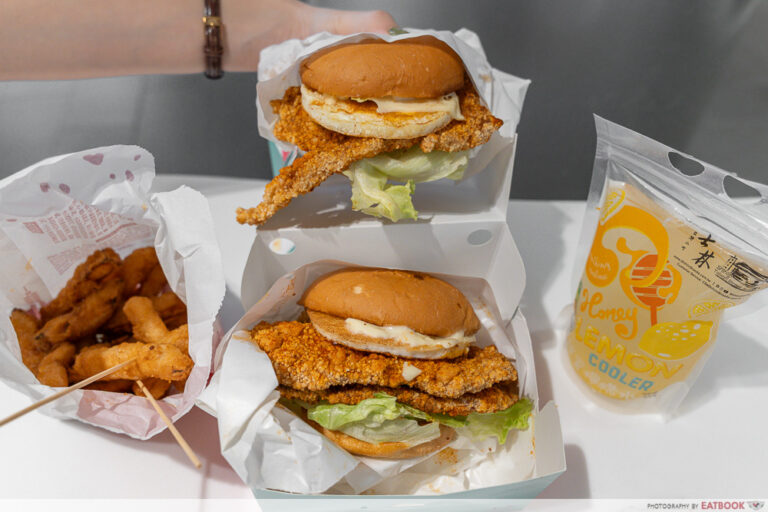 Shihlin Taiwan Street Snacks Has New Super Ultra Spicy Burger | Eatbook.sg
