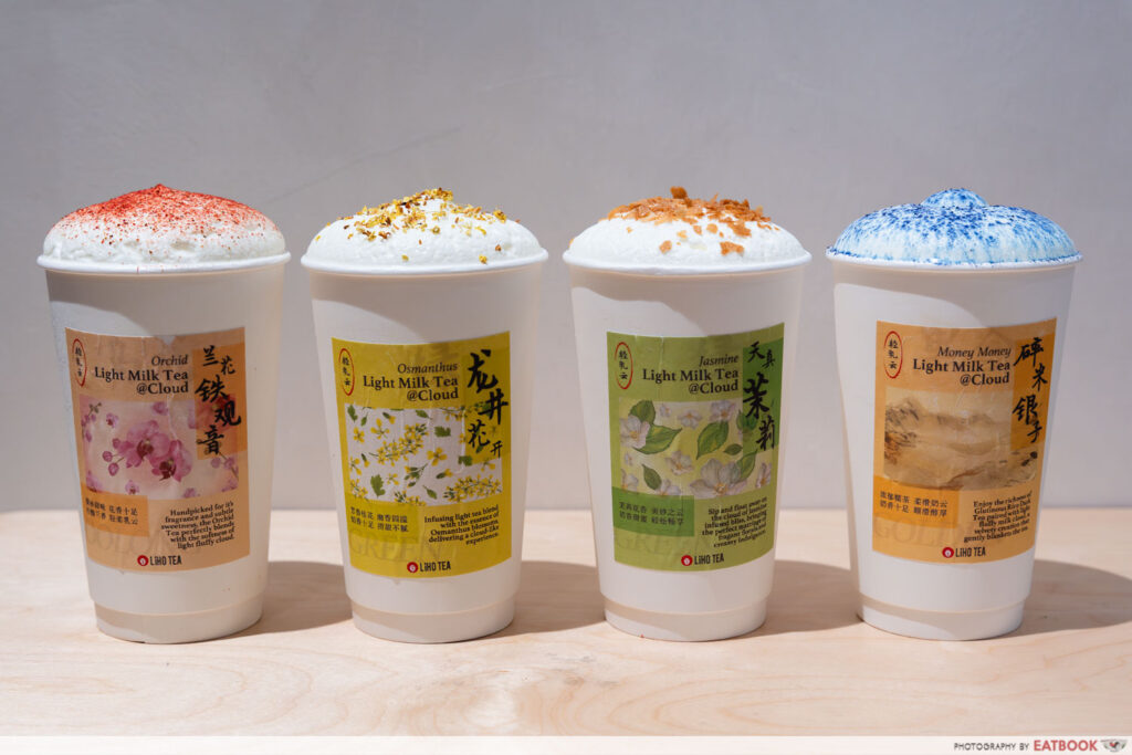 LiHO TEA Has New Fluffy Light Milk Tea Cloud Series | Eatbook.sg