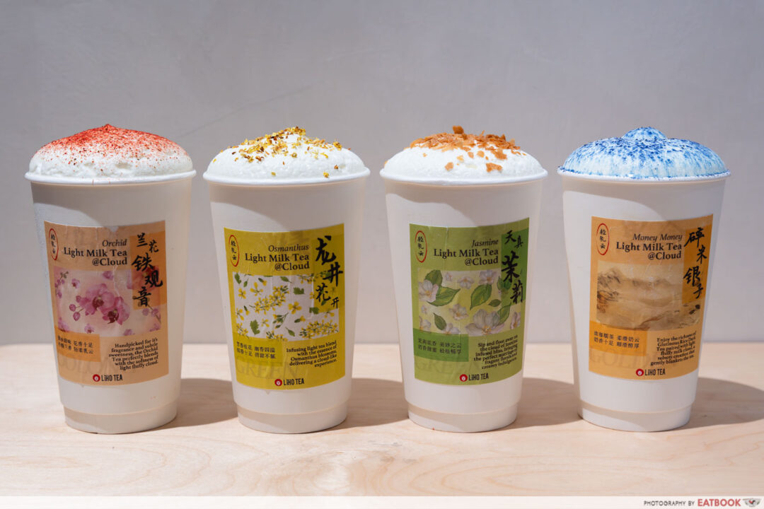 LiHO TEA Has New Fluffy Light Milk Tea Cloud Series | Eatbook.sg