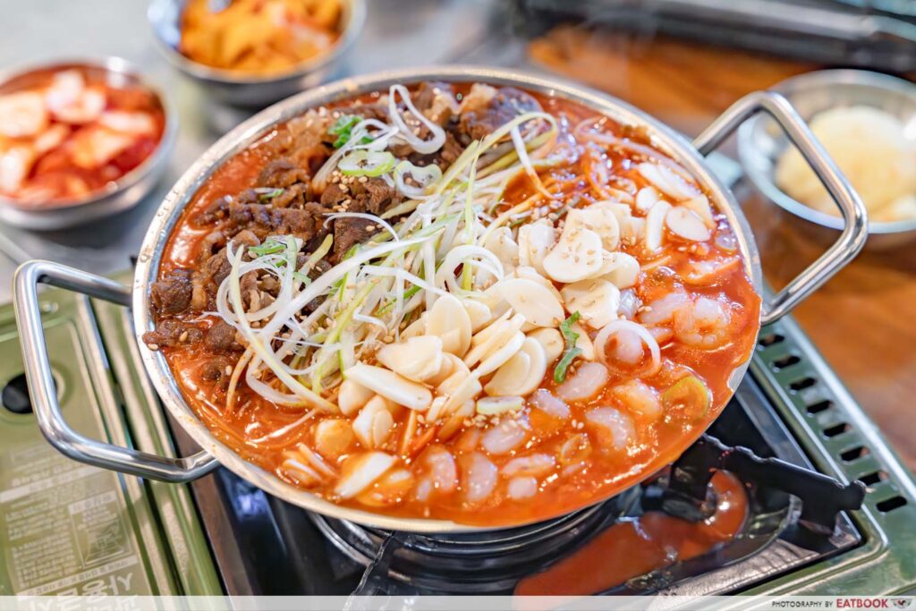 Charim Korean BBQ Has Beef Shrimp Tteokbokki In The CBD | Eatbook.sg